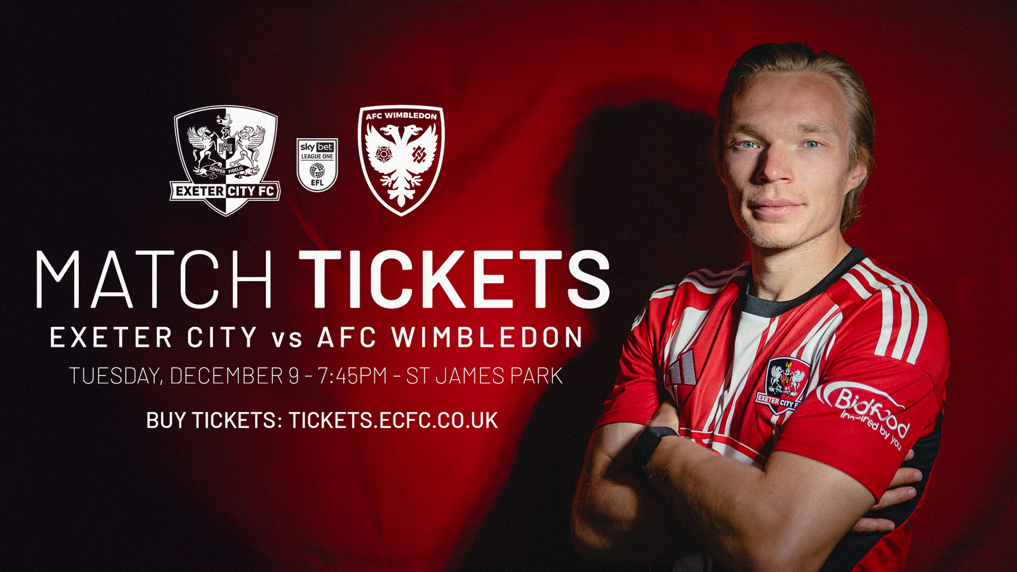 Home tickets: AFC Wimbledon (9/12/25) | Exeter City F.C.